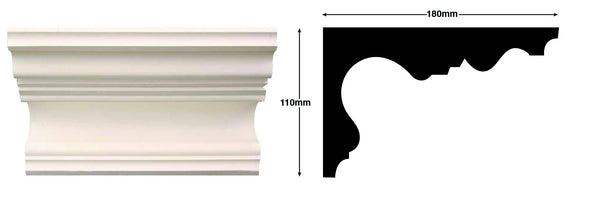 Stunning genuine plaster cornice – GandMPlaster